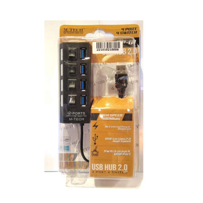 Jual M-Tech USB Hub 1-4 Port On/Off (USB 2.0) di Seller Cahaya Playstation - Glodok, Kota ...