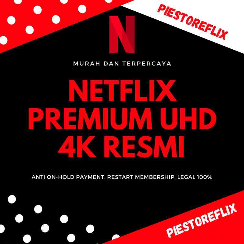 Jual Netflix Premium Uhd 4k Anti On-hold Legal Dan Resmi [private] - Paket 1 Di Seller ...