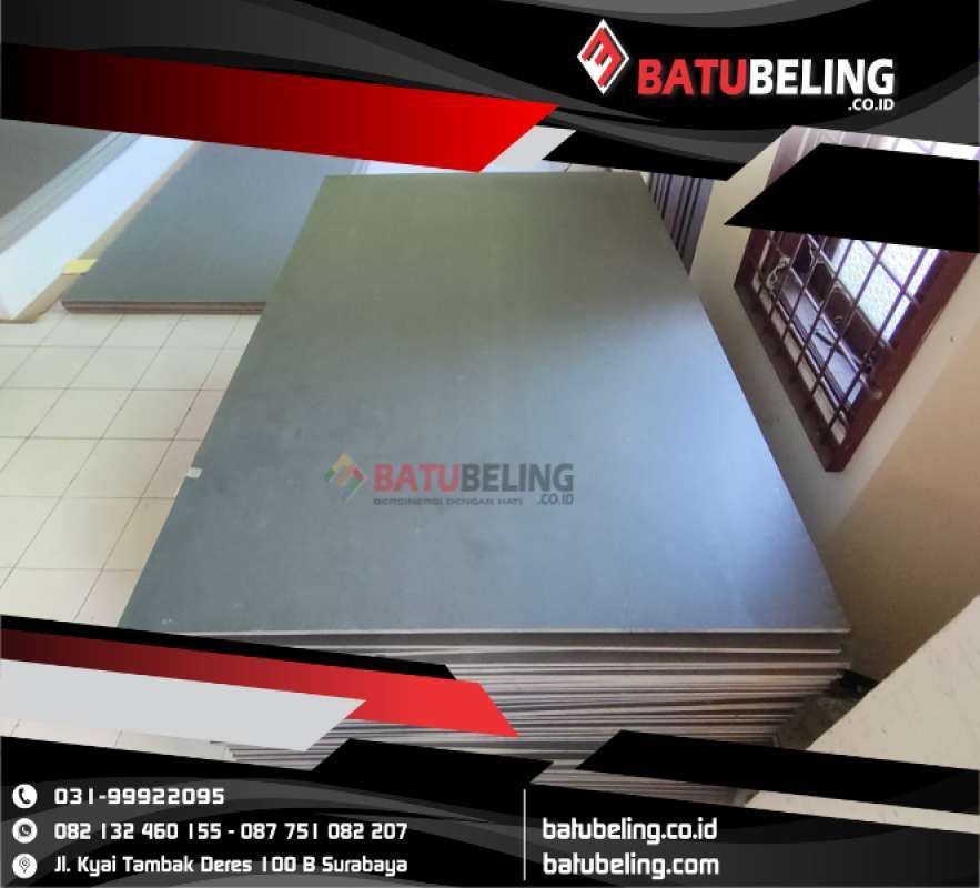 Promo PVC Board Tebal 5mm Ukuran 122 x 244 cm Industri Grey Density 7.5 ...