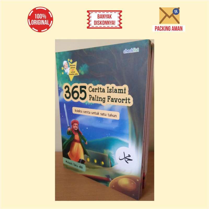 Promo Buku Anak Islam 365 Cerita Islami Paling Favorit Bergambar Full Color Diskon 40% di Seller ...