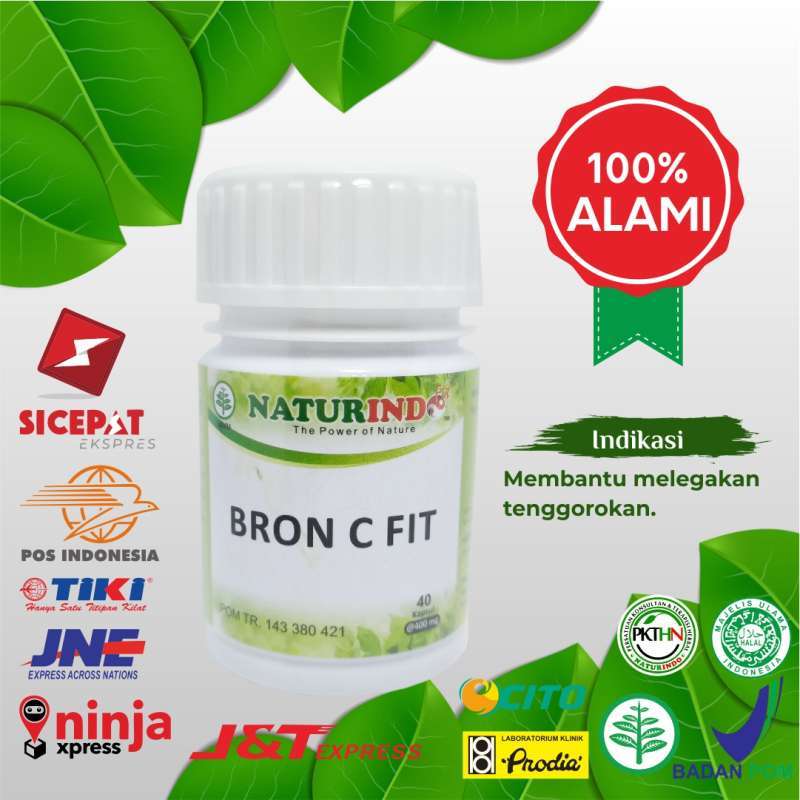 Jual BRON C FIT HERBAL BATUK KERING DAN BERDAHAK, BATUK YANG TIDAK ...