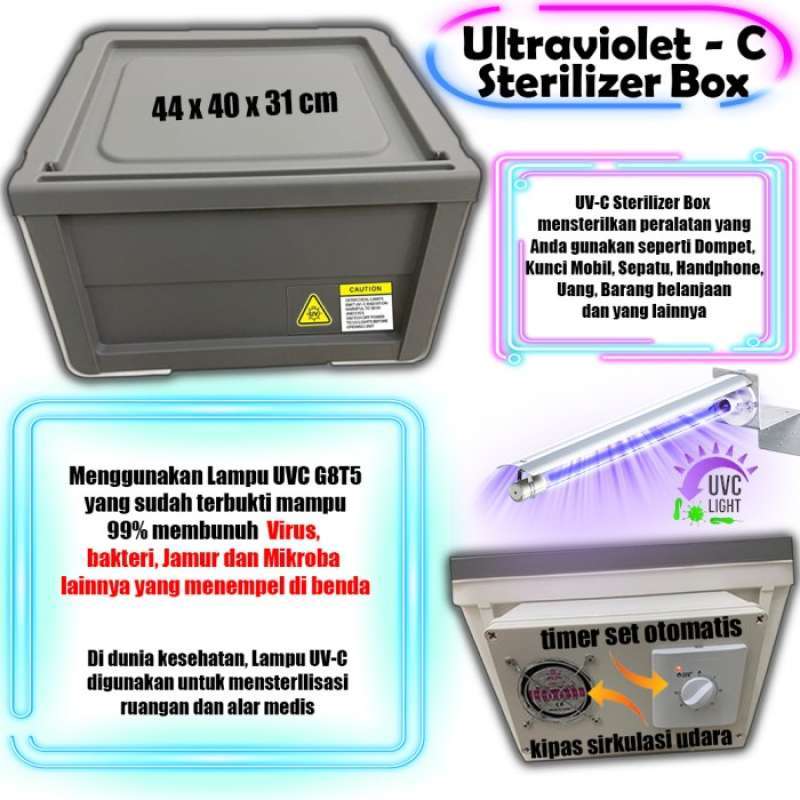 Jual Uv-C Sterilizer Box Anti Virus Dan Bakteri di Seller SAKURA GALERY ...
