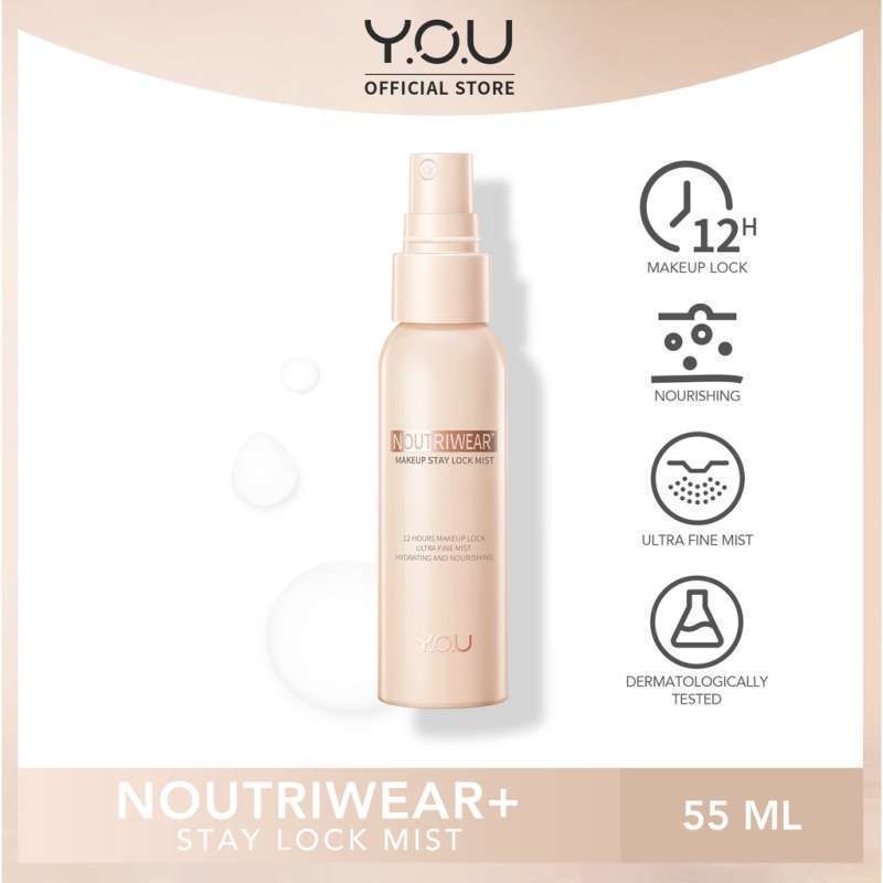 Jual You Noutriwear+ Makeup Stay Lock Mist Di Seller Kosmetik Murah ...