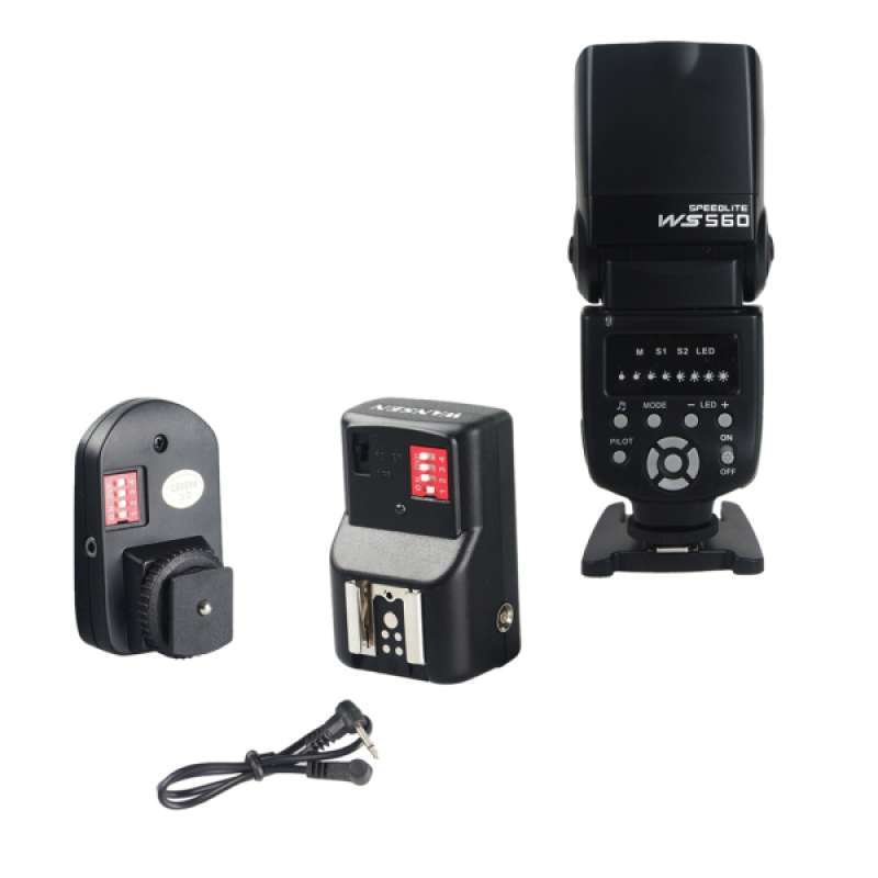 Jual WANSEN Flash Speedlight +Wireless Remote Flash Speedlite Trigger ...