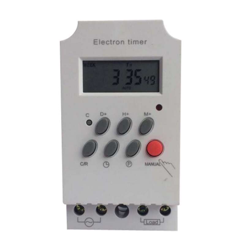 Jual KG316T Digital Programmable Weekly Rail Timer AC 220V 25A Time Switch Relay di Seller Homyl ...