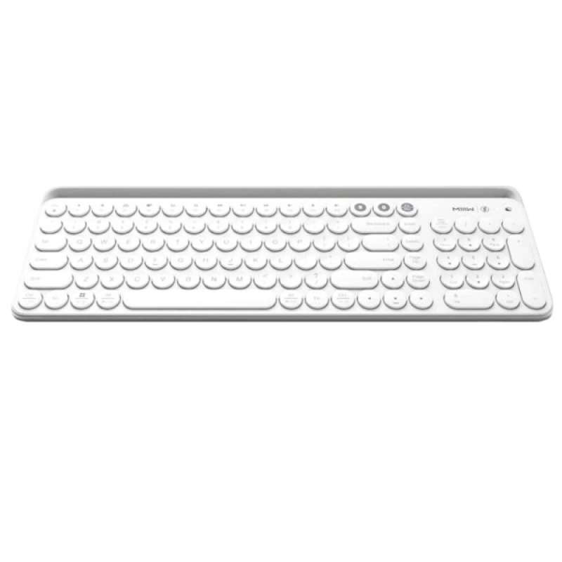 Jual Wireless Keyboard Rounded Keys 2 Modes(2.4GHz/Bluetooth) with ...