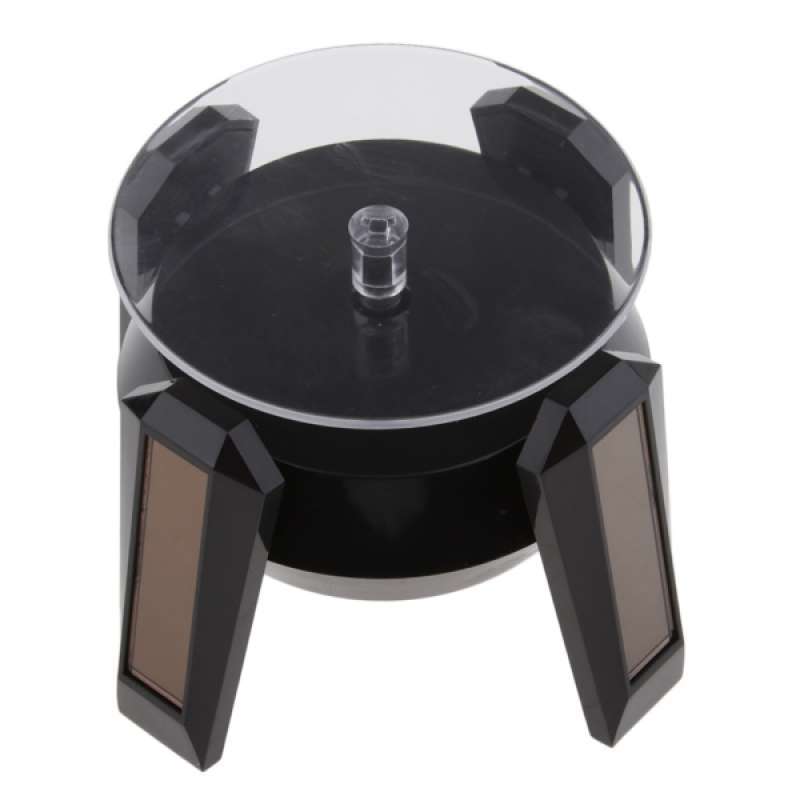 Jual Solar Powered Rotating Rotary Display Holder Turntable Collectible ...
