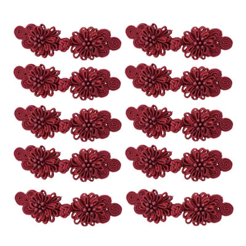 Jual 10 Pairs Tradition Chinese Knots Frog Buttons for Tang Suit ...
