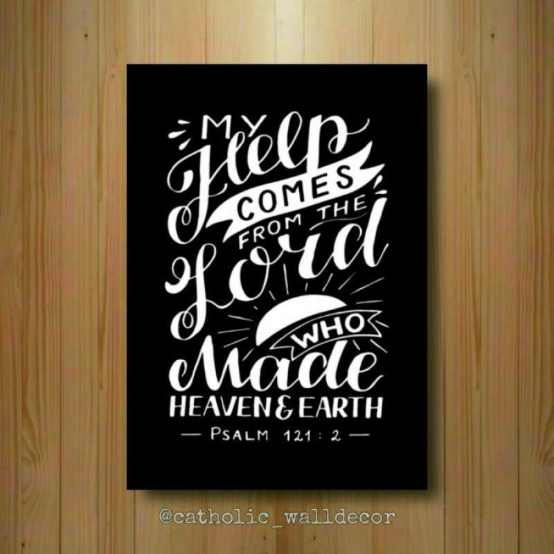 Jual Paket Poster Rohani Hiasan Dinding Kristen Katolik Ayat Ks Alkitab ...