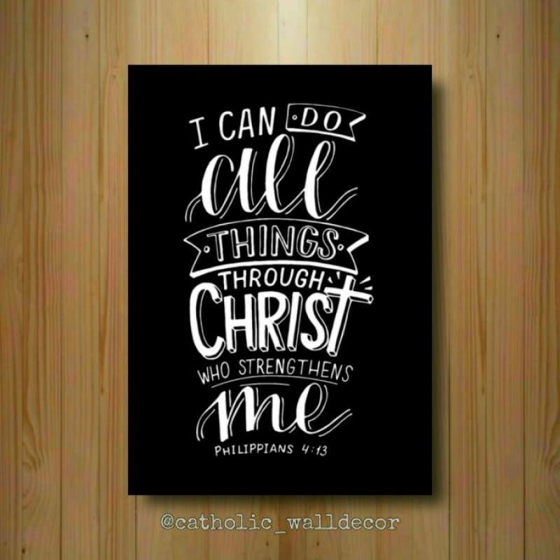 Jual Paket Poster Rohani Hiasan Dinding Kristen Katolik Ayat Ks Alkitab ...