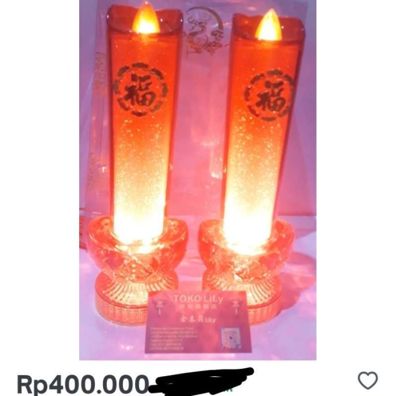 Jual Lampu Sembahyang Lilin Besar/Lilin Sembahyang/Alat Sembahyang ...