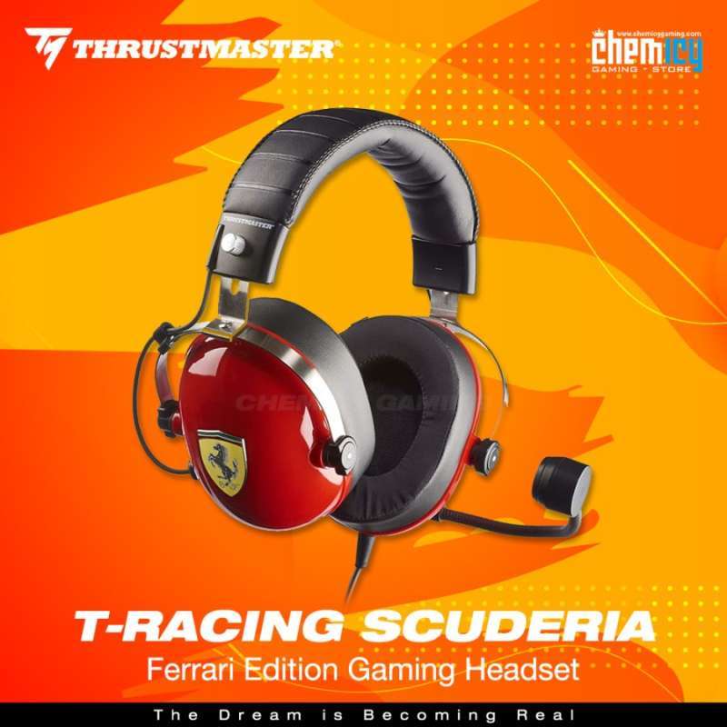 Jual Thrustmaster T-Racing Scuderia Ferrari Edition Gaming Headset di ...