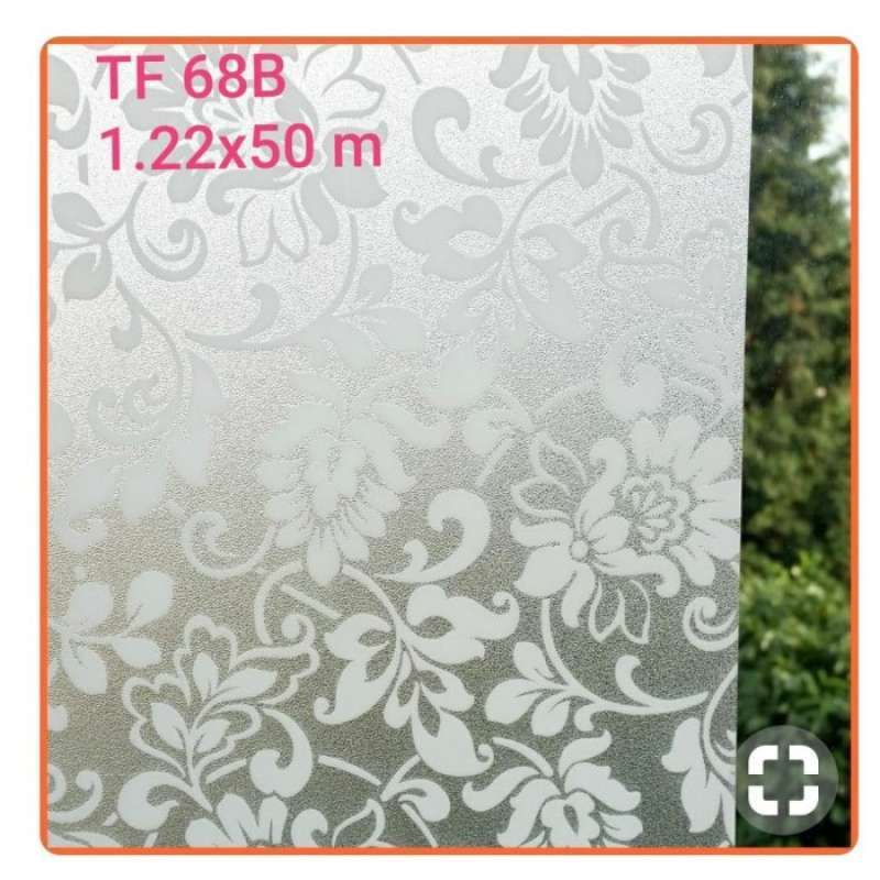 Jual Stiker Sandblast Motiv Bunga Warna Putih Di Seller Root Ritz ...