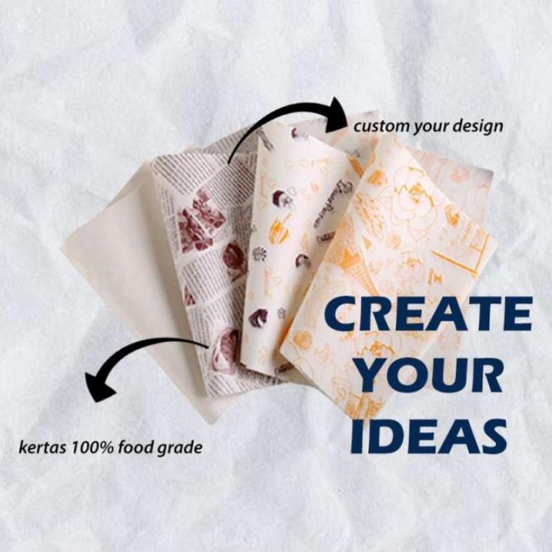 Jual Cetak Kertas Food Grade | Cetak Bungkus Makanan | Kertas Nasi Mcd ...