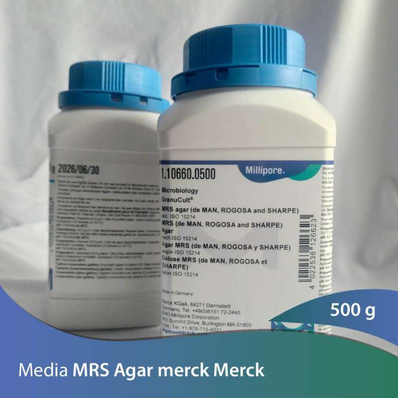 Jual Media MRS Agar merk Merck 500 Gram di Seller AGAVILab - Padasuka ...