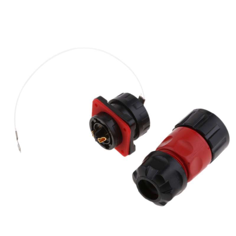 Jual 2 Pin Power Connector Male Plug & Female Socket Waterproof Outdoor ...