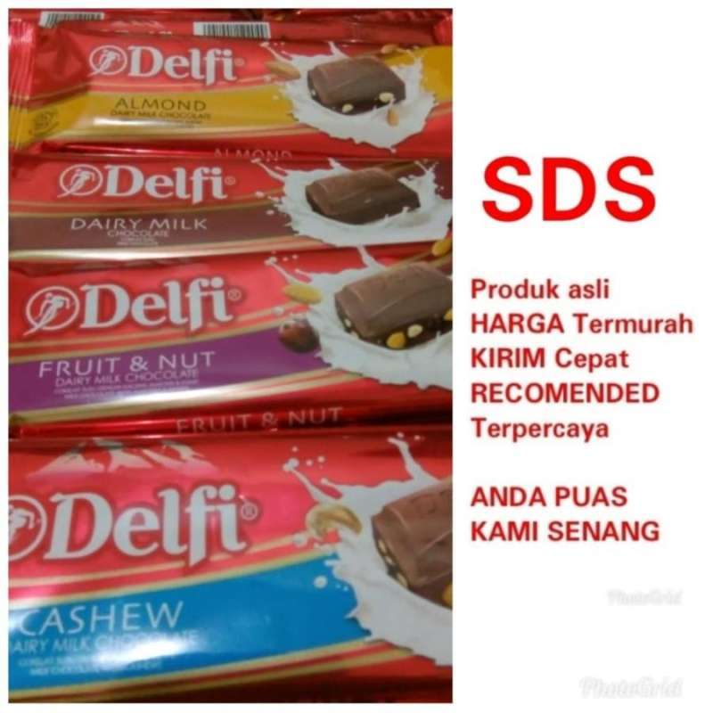 Jual DELFI 60G CASHEW ALMOND DAIRY MILK FRUIT AND NUT di Seller Shawn ...