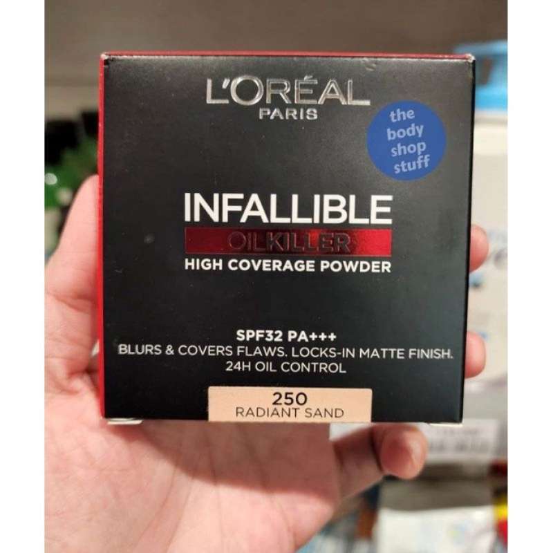 Jual L'Oreal Infallible Powder Oil Killer High Coverage Powder Natural ...