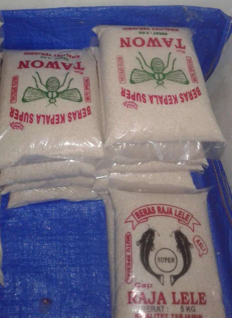 Jual Beras Raja Lele & Tawon 5 Kg Kebutuhan Rumah Tangga Makanan Pokok ...