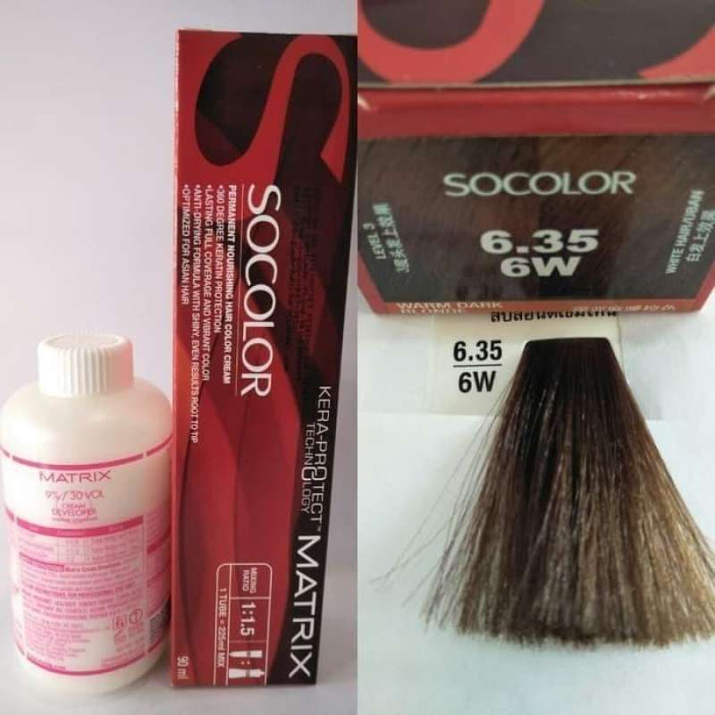 Jual So Color Matrix Permanent Hair Colorant 90ml Cat Semir Pewarna ...