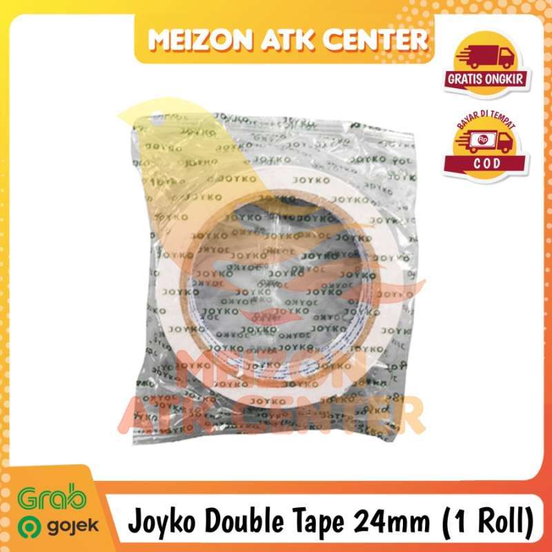 Jual Double Tape Joyko 24mm 1 1 INCH x 15 Yard Isolasi Solasi Selotip [1 ROLL] di Seller MEIZON ...