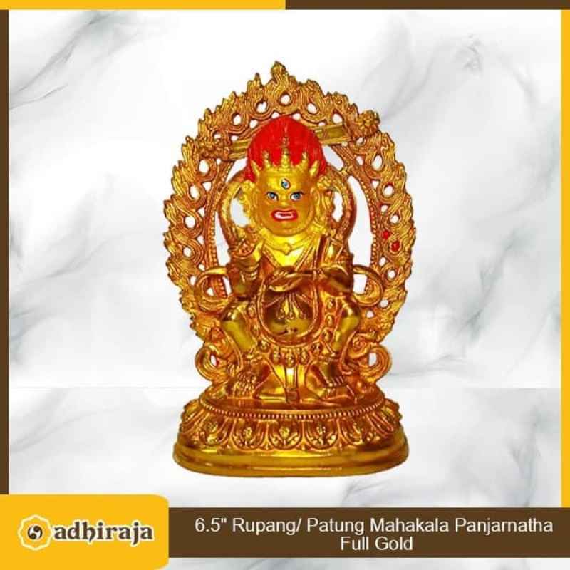 Jual Rupang Patung Arca Mahakala Panjarnatha Kuningan 6.5 Full Gold ...