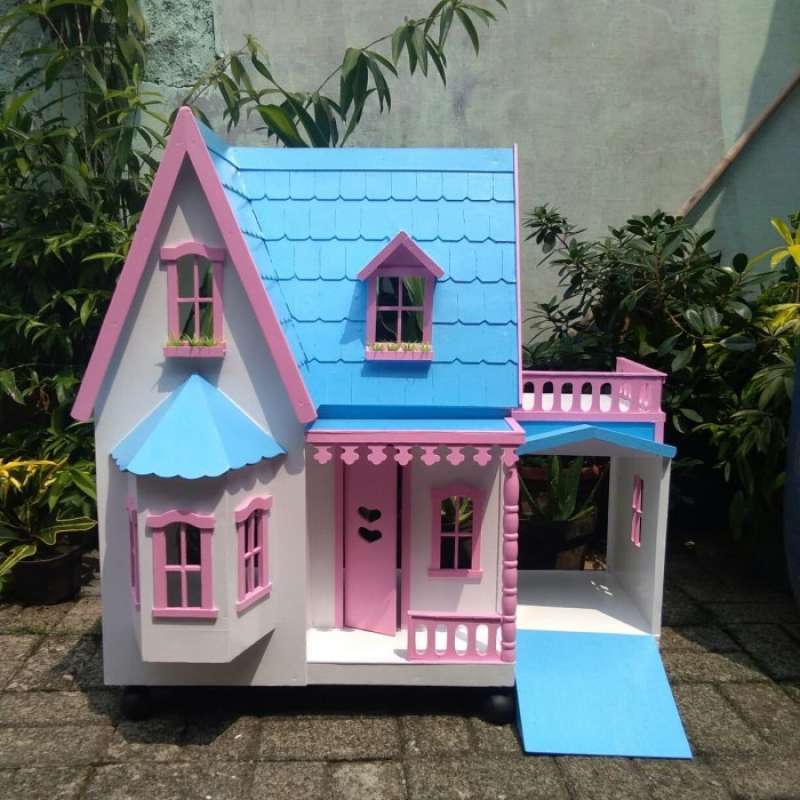 Promo Rumah Barbie Villa Garasi Custom Colour Diskon 17% di Seller ...