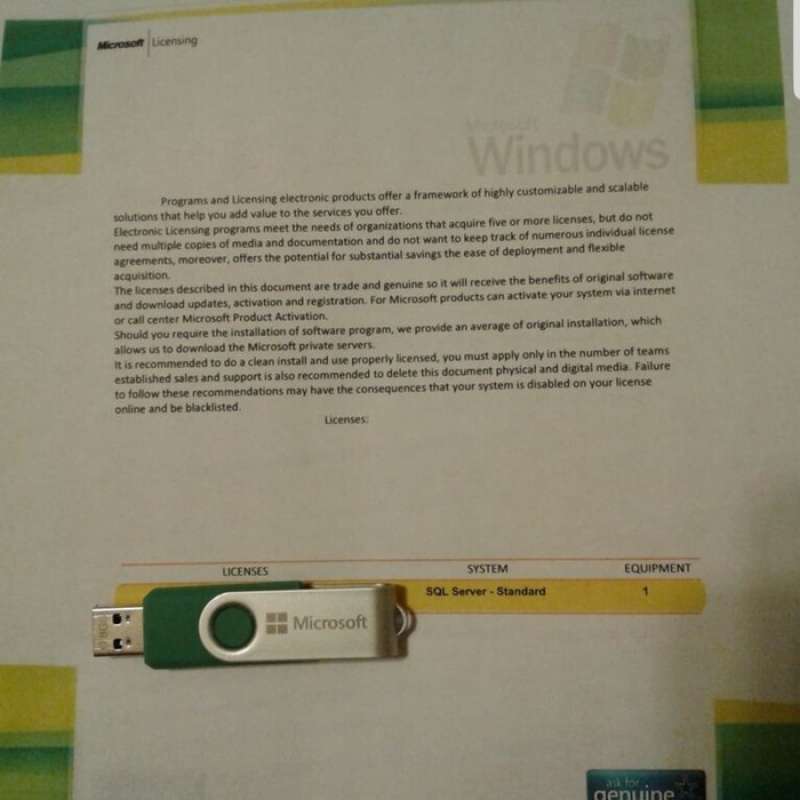 Jual Microsoft SQL Server 2017 Standard w 10 CAL's Original USB di Seller Beedesigner-Store ...