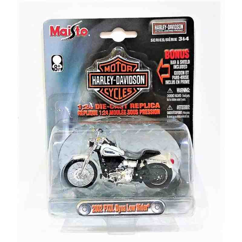Jual Diecast Miniatur Motor Cycles Harley Davidson 2002 Dyna low Rider ...