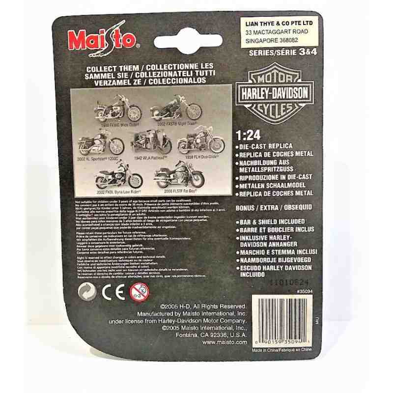 Jual Diecast Miniatur Motor Cycles Harley Davidson 2002 Dyna low Rider ...