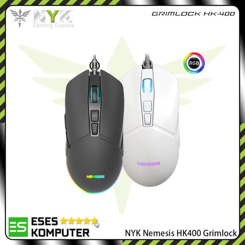 Jual Mouse NYK Nemesis HK400 HK-400 Grimlock RGB | Mouse Gaming di ...
