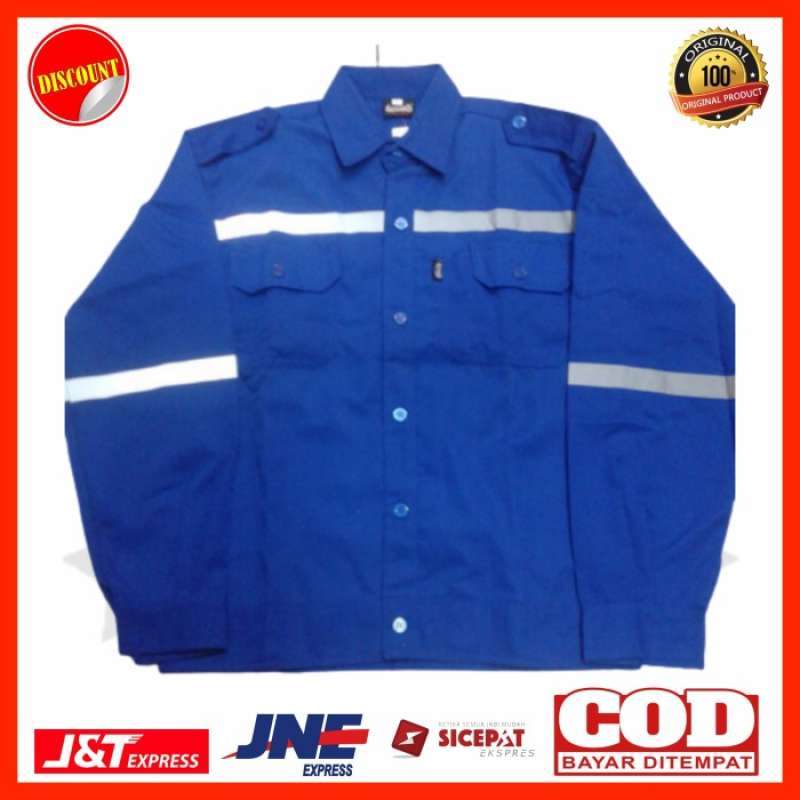 Jual Baju Seragam Kerja Safety Biru BCA Size XXL di Seller Celestee ...