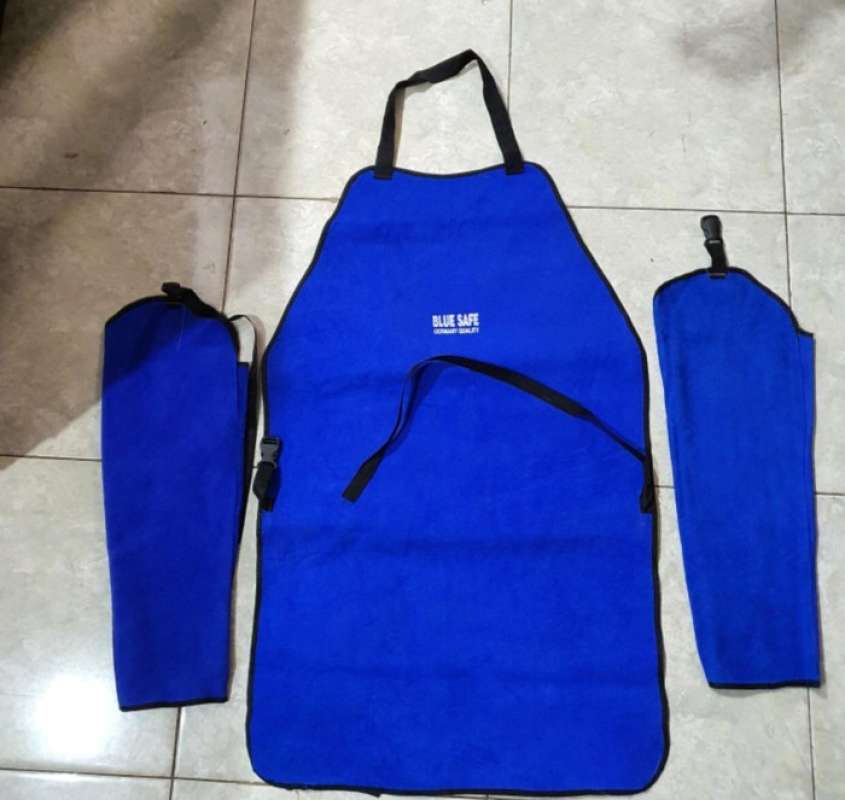 Jual Apron Las Kulit Premium/Celemek Las/Seragam Las Safety ...