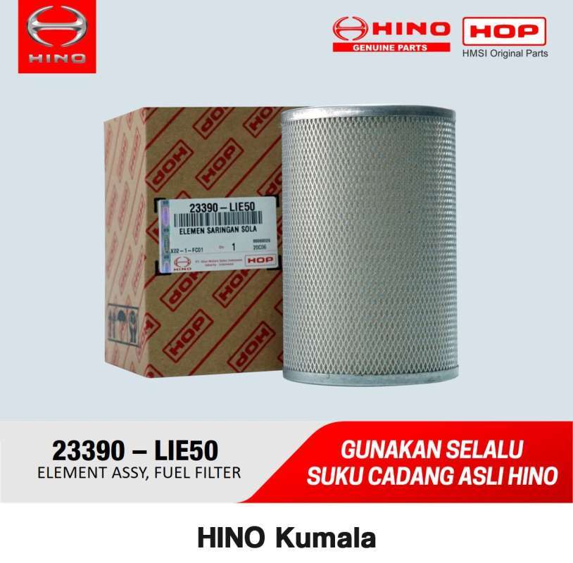 Jual Hino Genuine Parts Element Assy Fuel Filter [23390-lie50] Di ...