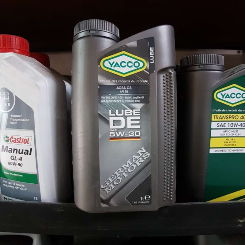 Promo Oli Mesin Mobil Yacco Lube De 5W30 Fully Synthetic Mid Saps ...