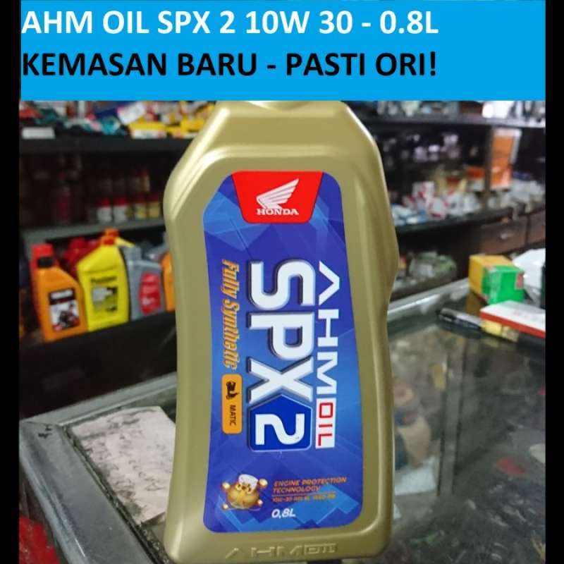 Promo Ahm Oil Spx2 10W-30 800Ml Full Synthetic Oli Motor Matic High ...