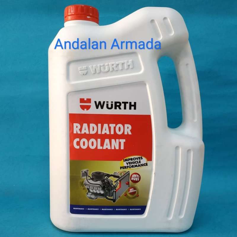 Promo Wurth Radiator Coolant (Merah/Red) 5Liter Diskon 23% di Seller ...