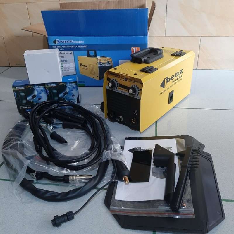 Promo MESIN LAS MIG 120A CO2 TANPA GAS WELDING MIGI GASLESS BISA MMA ...