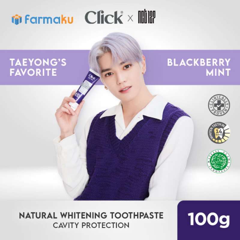 Promo Click Natural Toothpaste Whitening + Cavity Protection 100 g ...