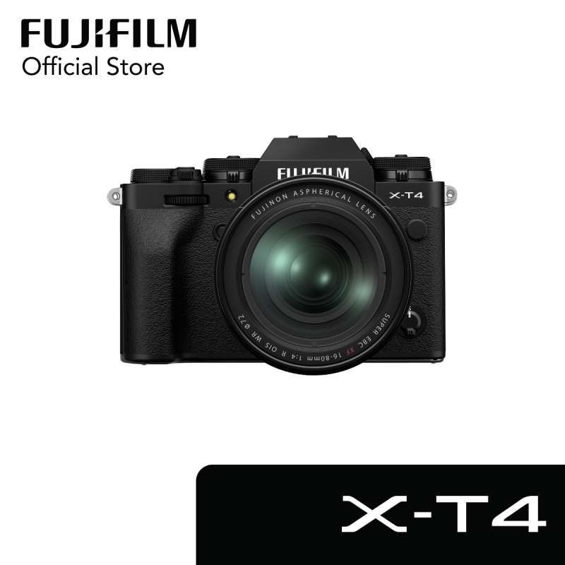 Jual Fujifilm X-t4 Kamera Mirrorless Xt4 - Kit Xf16-80mm F4 R Ois Wr Black Di Seller Doss ...