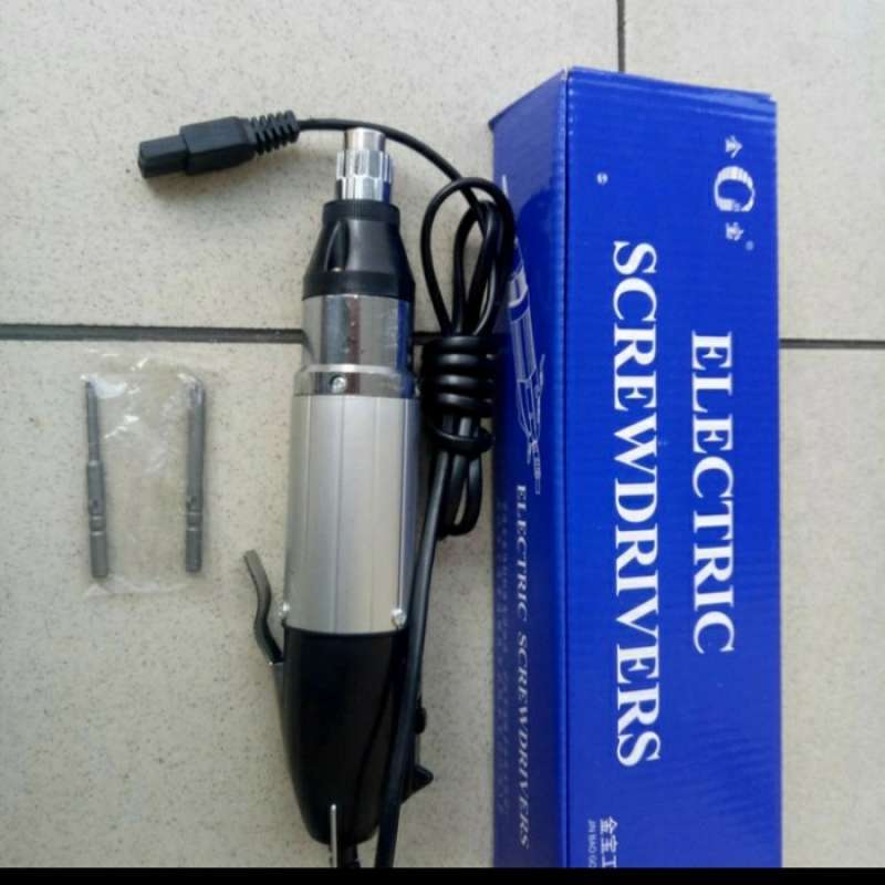 Jual Electric Screwdriver Dc 12V 24V 36V Gagang Obeng Listrik + 2Mata ...