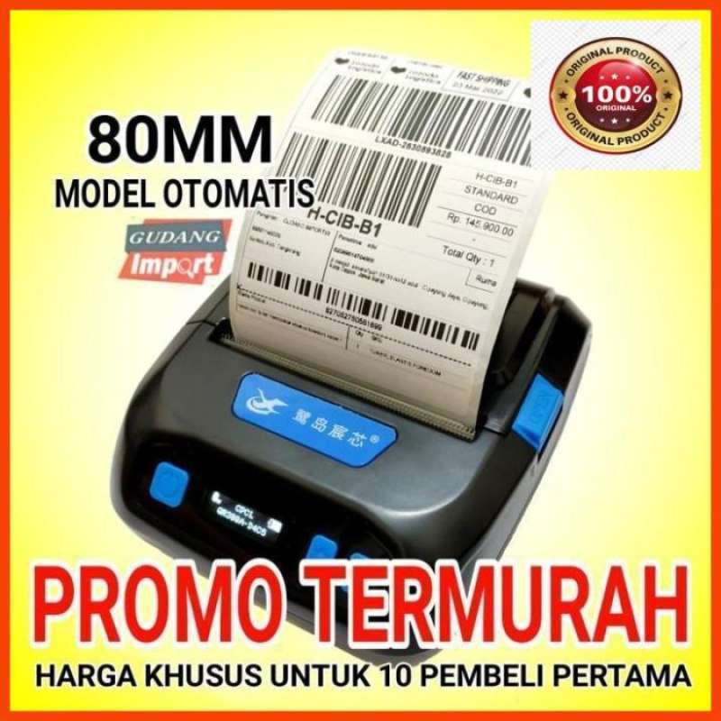 Jual Printer Thermal Bluetooth 80Mm Cetak Resi Nota Penjualan Struk Kasir di Seller Bankai Store ...