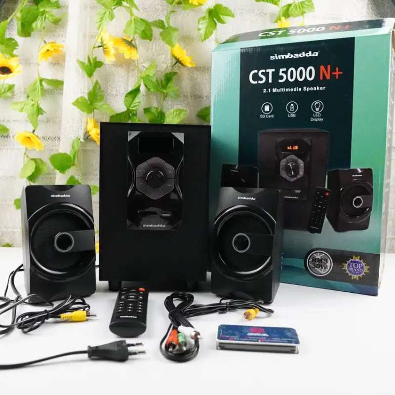 Promo Speaker Bluetooth Simbadda CST 5000N+ Aktif Speaker Komputer PC ...
