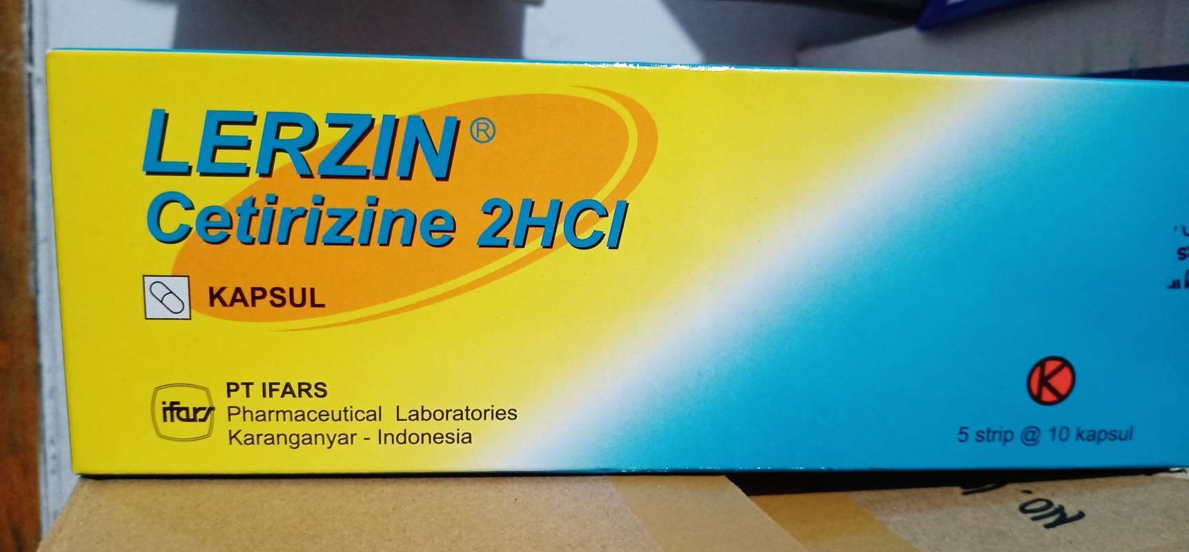 Jual LERZIN 10 MG KAPSUL /box di Seller Saif shop - Pal Meriam, Kota ...