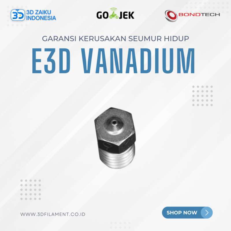 Promo Original Bondtech E3D Vanadium Nozzle Upgrade for 3D Printer - Multicolor Diskon 23% di ...