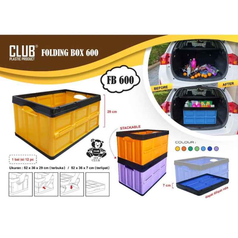 Jual CONTAINER BOX KOTAK PENYIMPANAN SERBAGUNA LIPAT CLUB di Seller ...