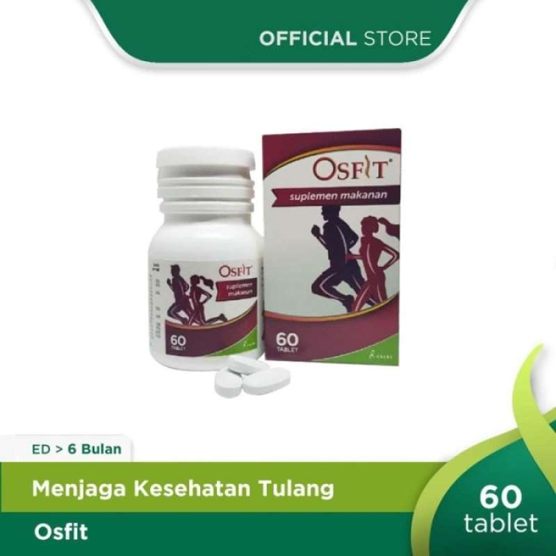 Promo OSFIT 60 TULANG VITAMIN D3 MINERAL KALSIUM OSTEOPOROSIS KALBE ...