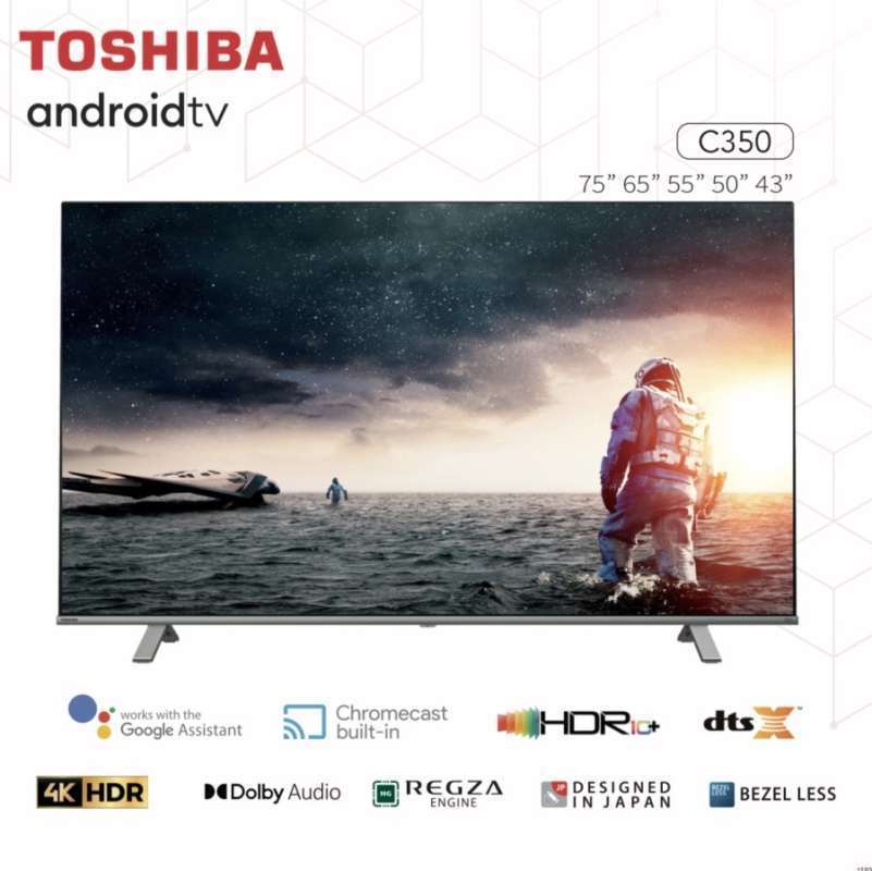 Promo Toshiba 50c350kp 4k Uhd Hdr Smart Android Tv 50 Inch Diskon 5% Di Seller Semeru Elektronik ...