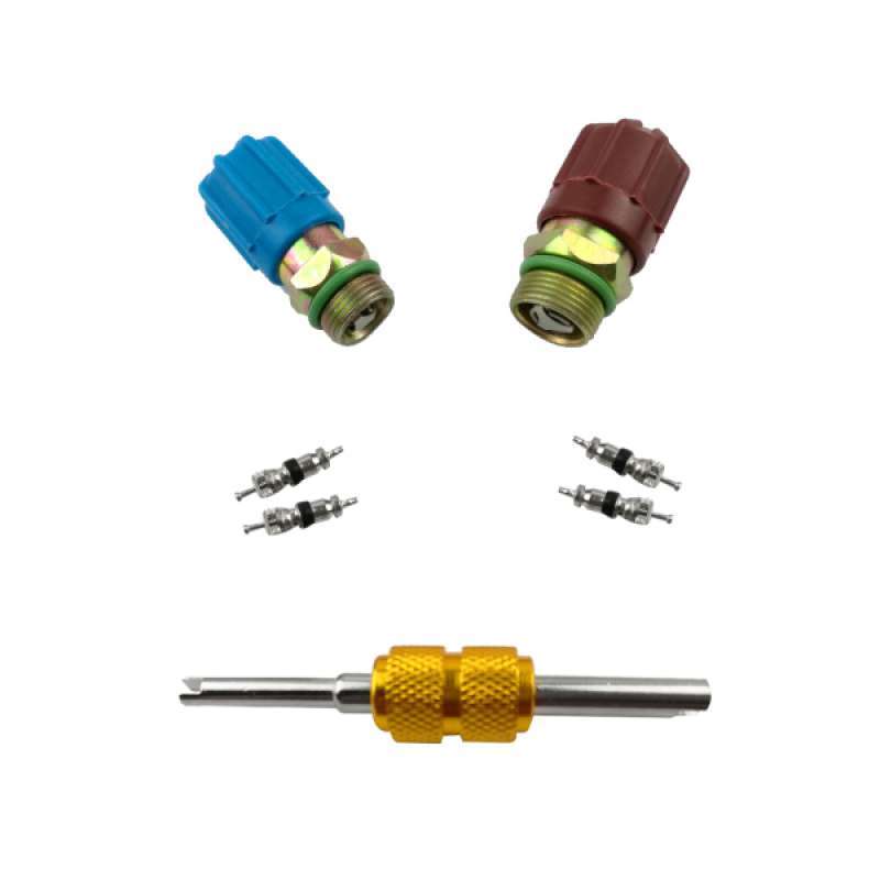 Promo AC System Cap & Valve Service Kit Schrader Valve Core Remover ...