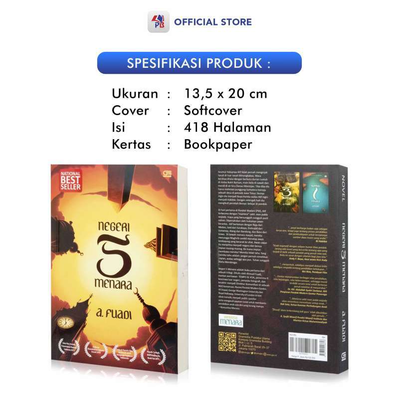 Jual Buku Novel Seri Negeri 5 Menara / Solo Leveling 1 / Re dan ...